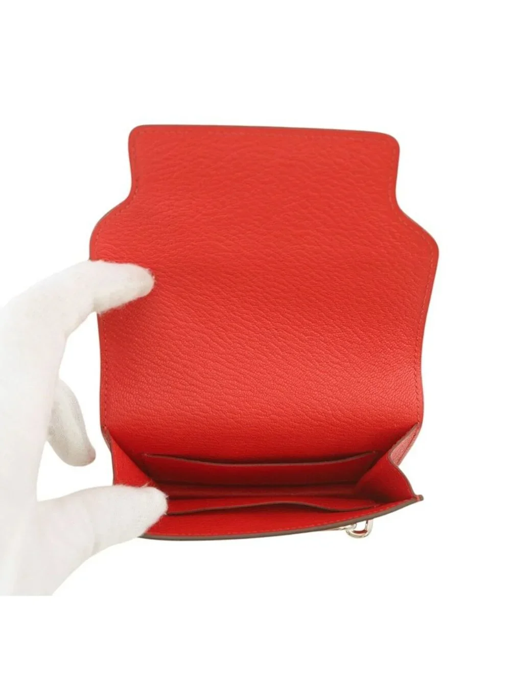 Hermes | Bags | Hermes Wallet Roulis Slim Le Juku Silver Chevre Misor ...